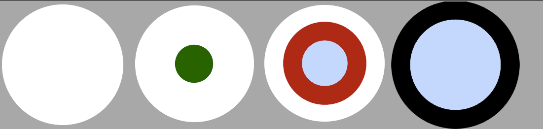 Masking sequence for painting four-colour roundels - Paint ...