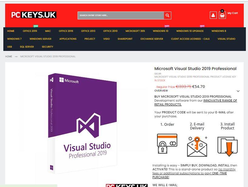 Download Microsoft Visual Studio Professional 2019 16112